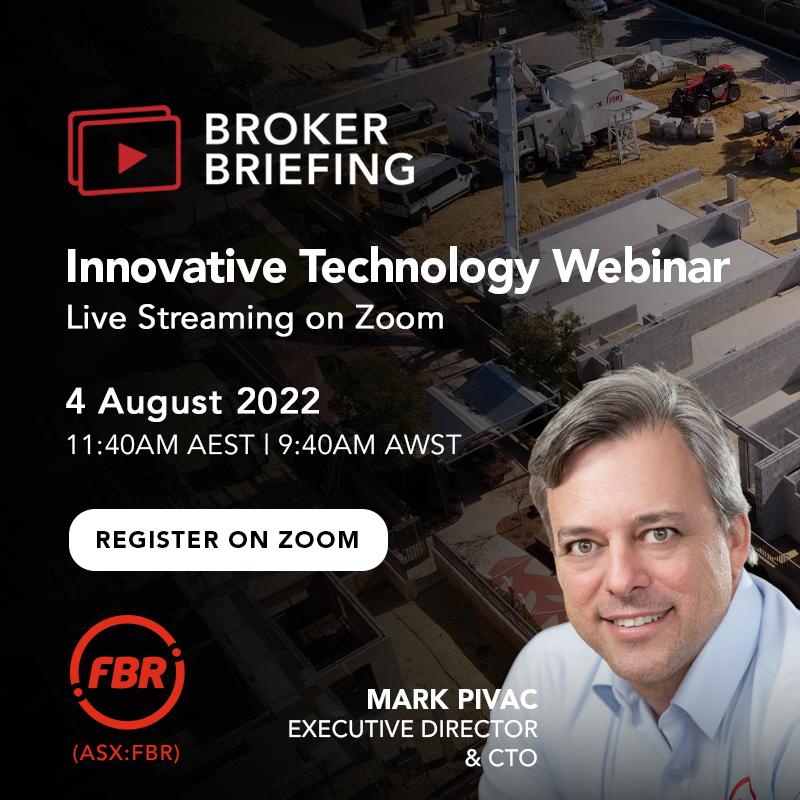 Broker Briefing Innovative Technology Investor Webinar